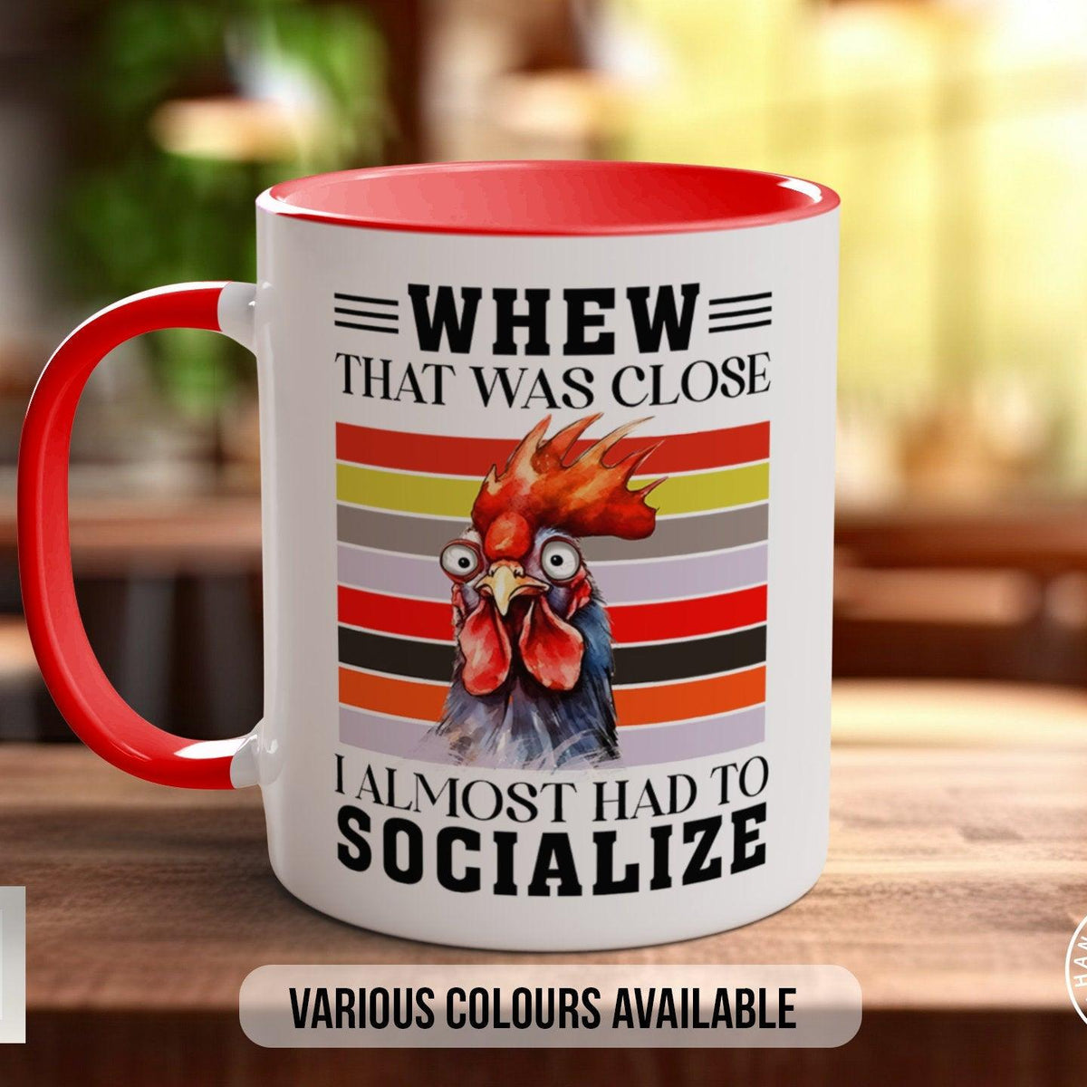 Whew That Was Close I Almost Had to Socialise Mug | Funny Introvert ...
