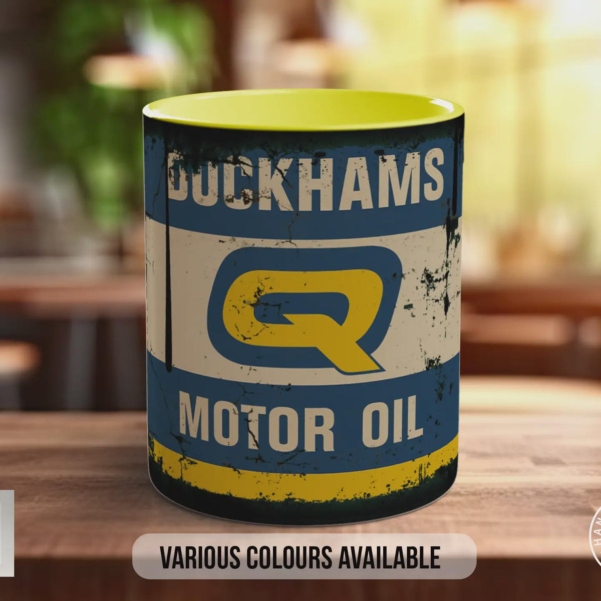 Duckhams Q Motor Oil Mug | Retro Racing Gift for Car Lovers – Sipfull ...